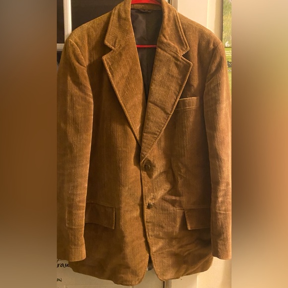 Suits & Blazers | Mens Vintage 197s Kmart Brown Cotton Corduroy Jacket ...